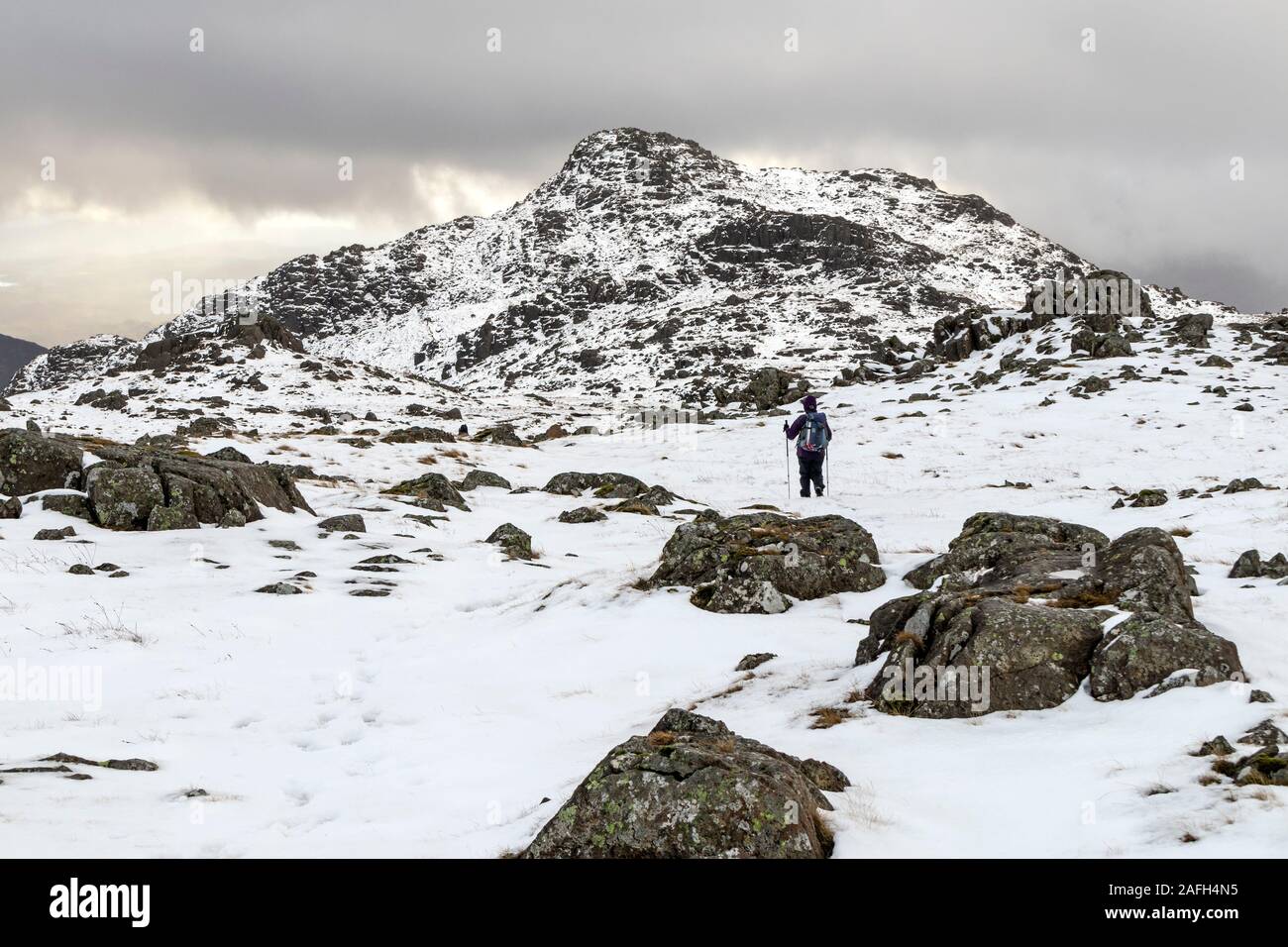 Knott winter walker snow hi-res stock photography and images - Alamy