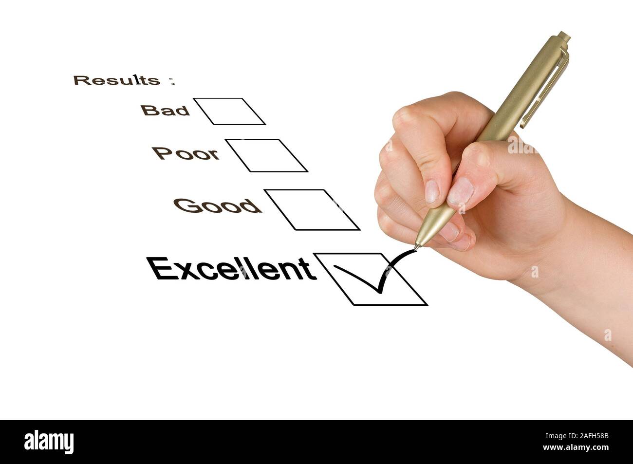 Selecting a checkbox Stock Photo - Alamy