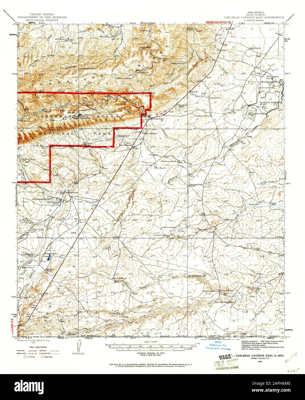 Carlsbad new mexico map Cut Out Stock Images & Pictures - Alamy