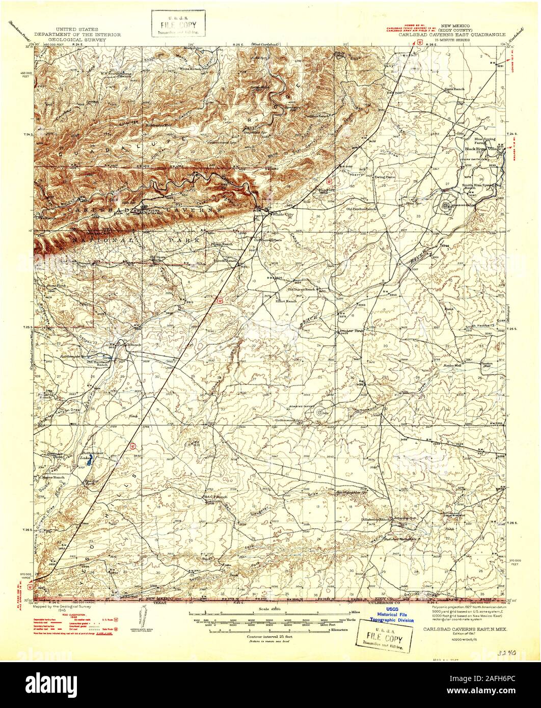 Carlsbad caverns east hi-res stock photography and images - Alamy