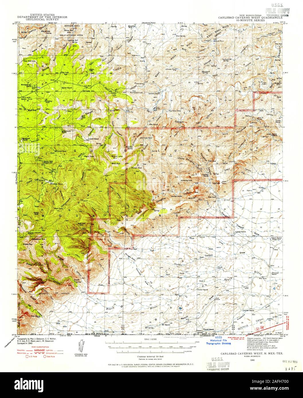 Map of carlsbad new mexico hi-res stock photography and images - Alamy