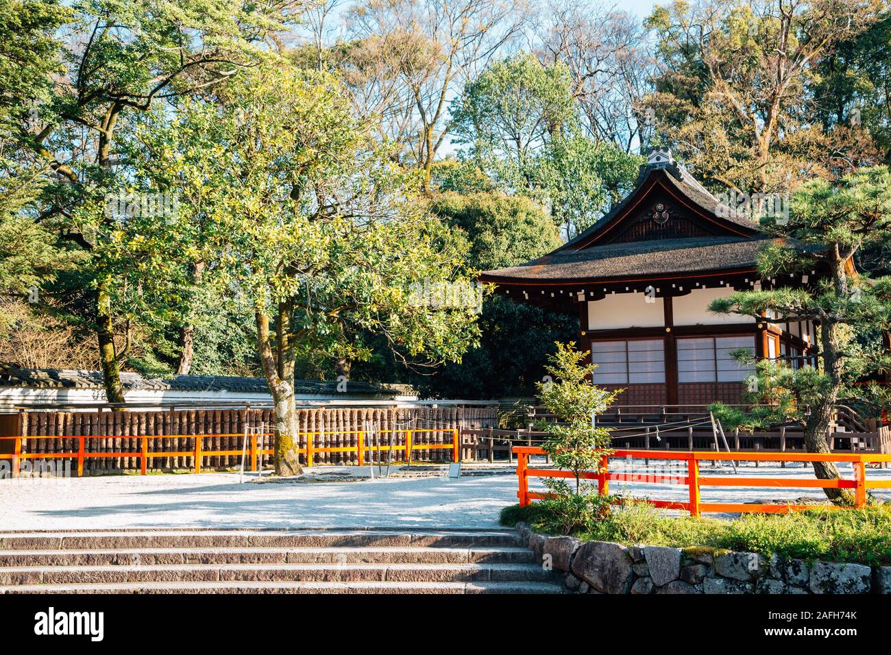 Shimogamo Shrine in Kyoto, Japan Stock Photo - Alamy