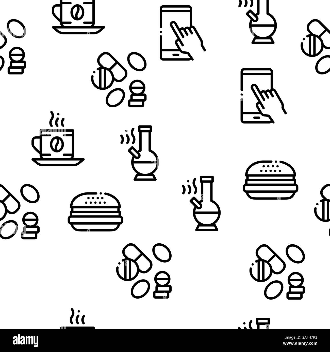 Food habits concept Black and White Stock Photos & Images - Alamy