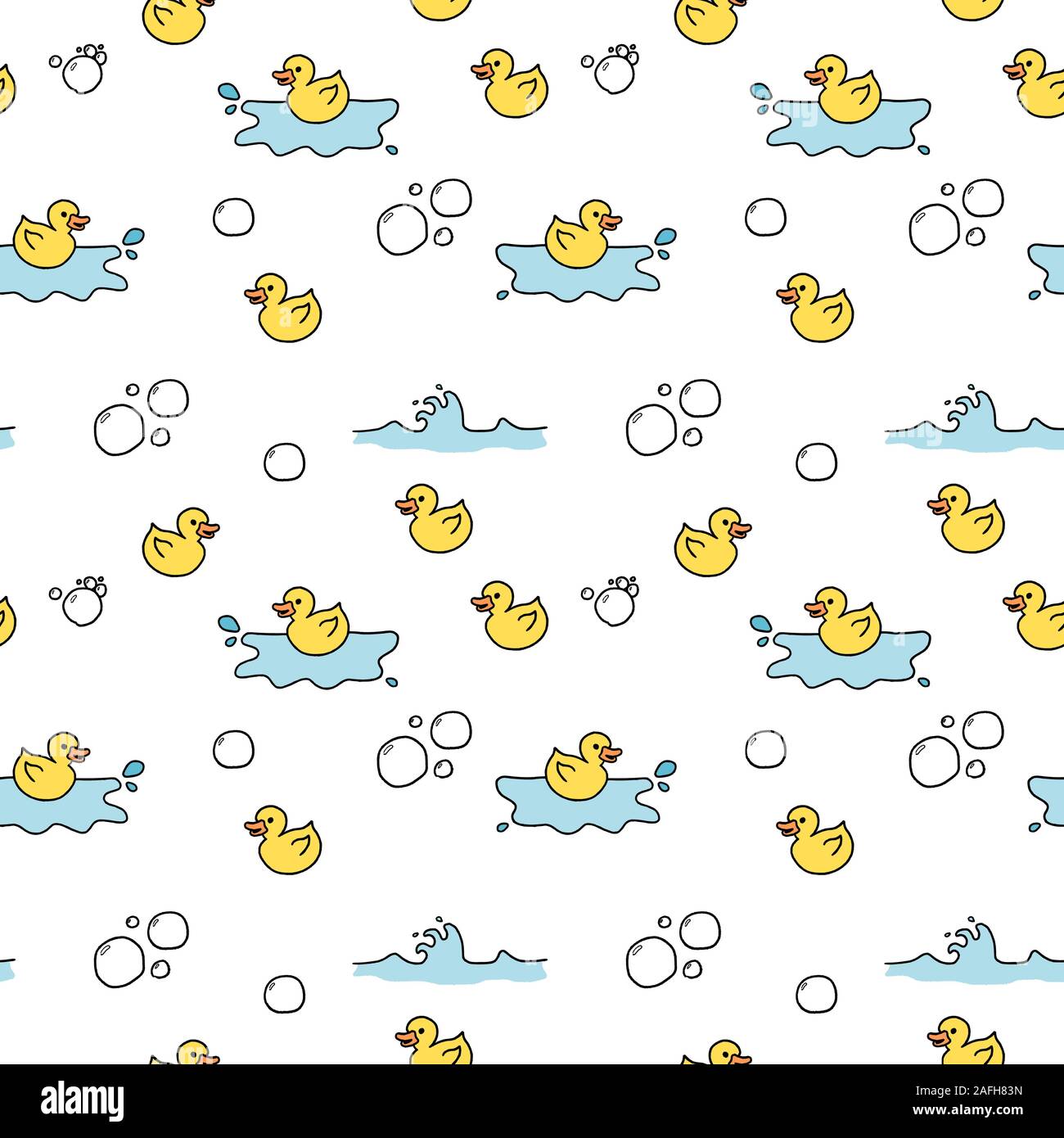 Splashing duck Stock Vector Images - Alamy