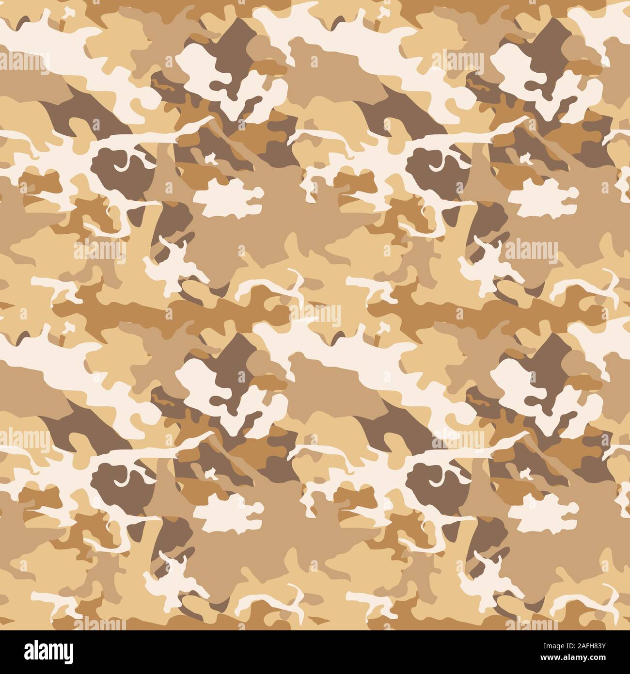 Desert camouflage vector texture - seamless military camo fashion ...
