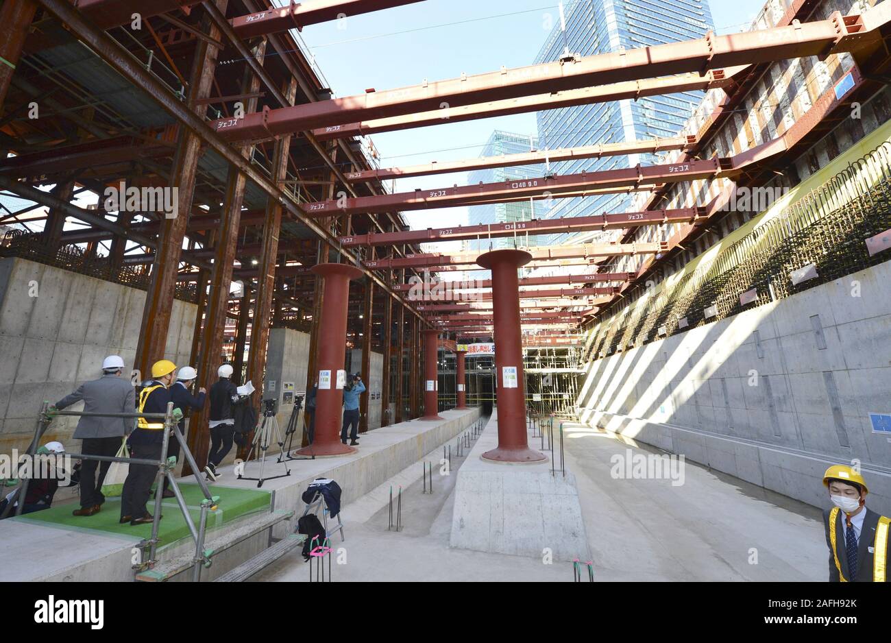 Osaka, Japan. 16th Dec, 2019. Photo taken Dec. 16, 2019, shows the ...