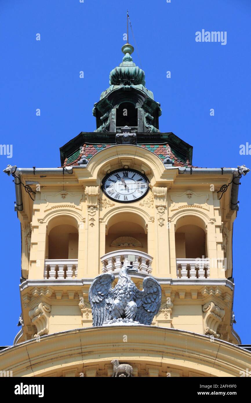 Szeged town hall hi-res stock photography and images - Alamy