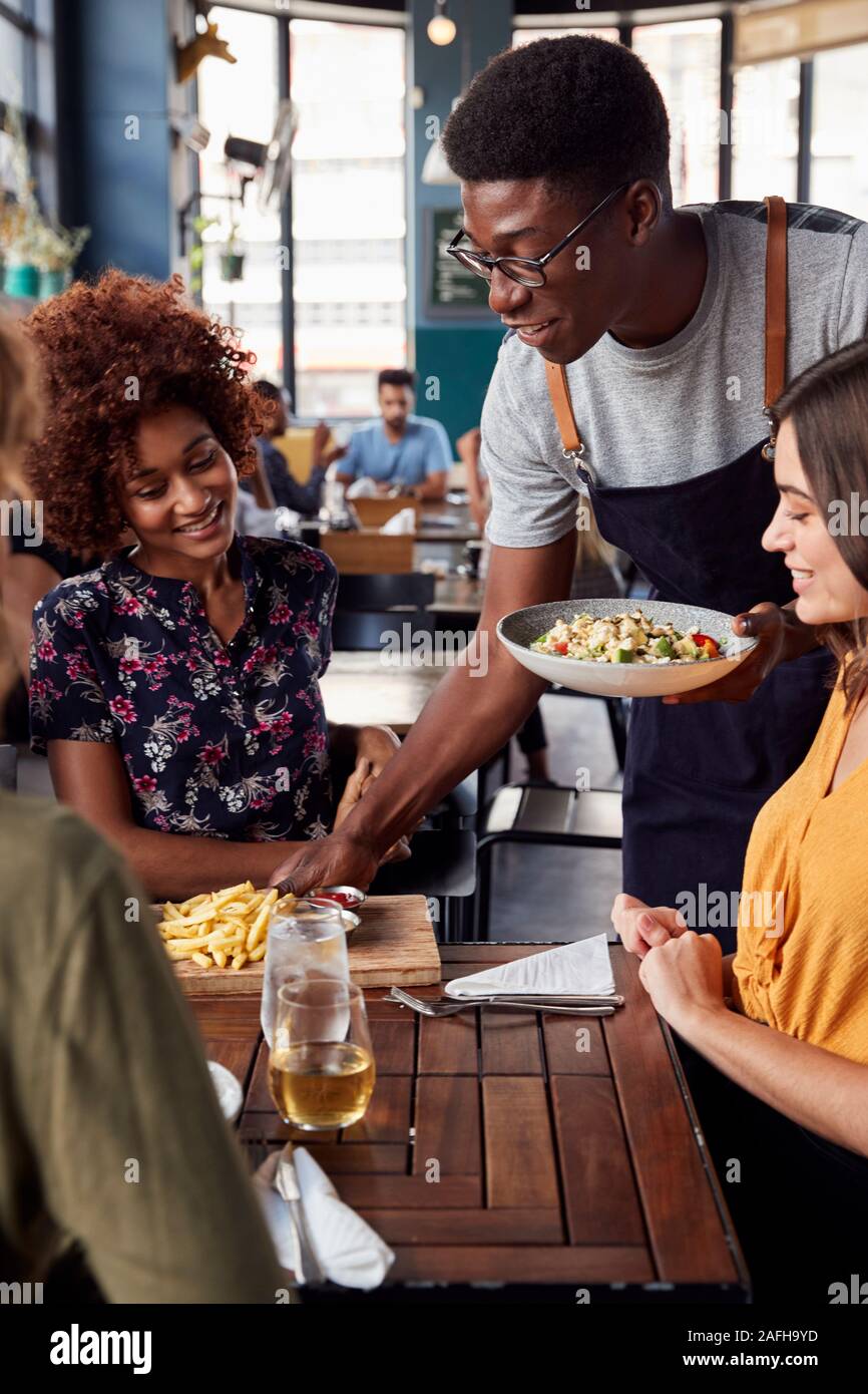 Restaurant Waiter Serving