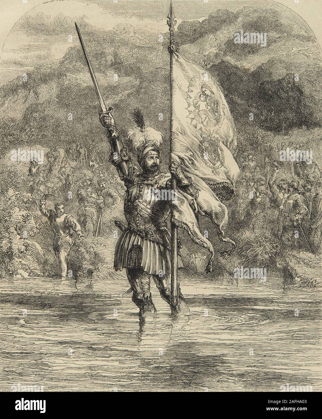 9 Nov 1513 - Balboa takes possession of the South Sea in the name of ...