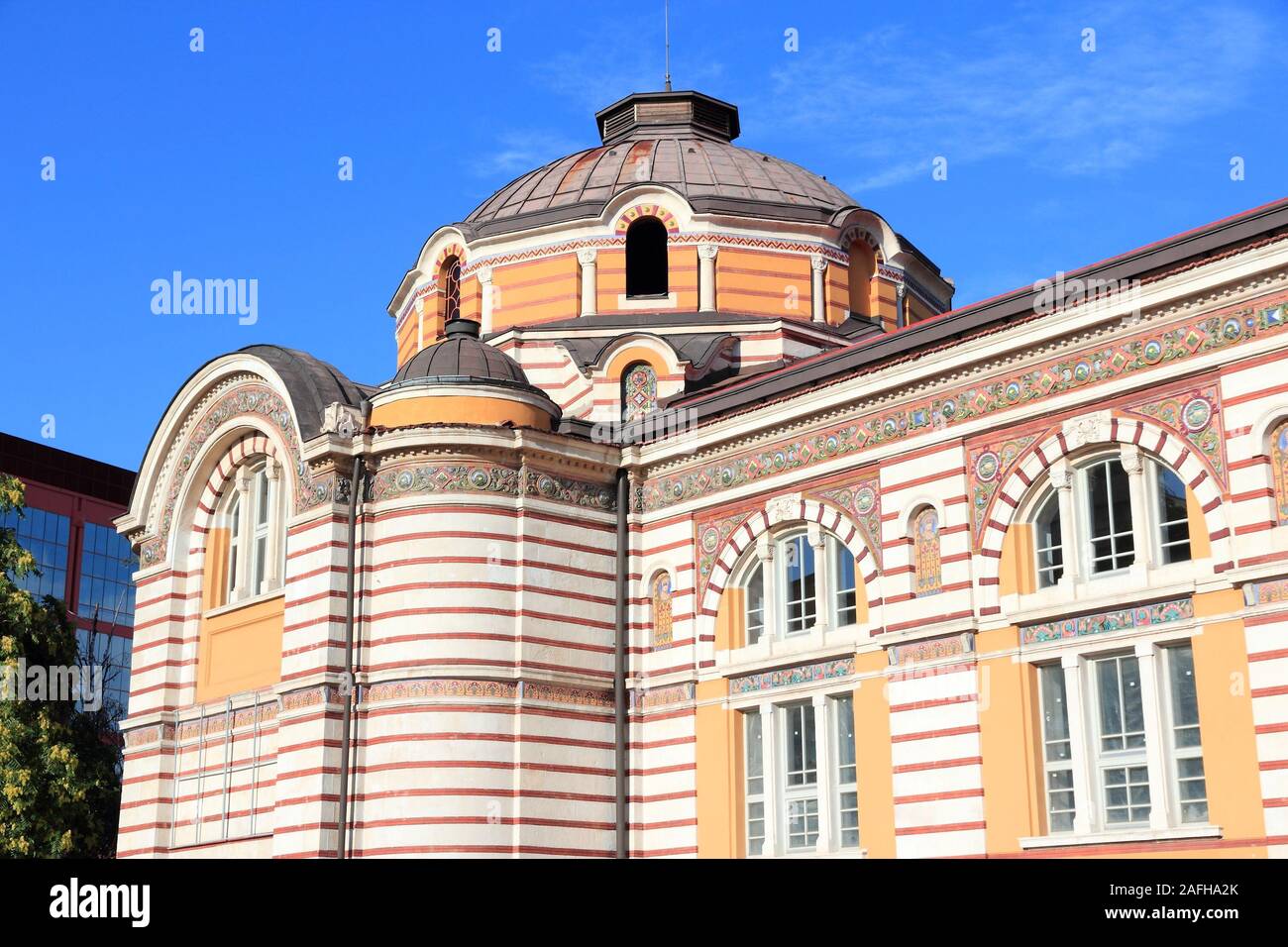 Turkish Bath in Sofia, Bulgaria. The building is known as Central ...