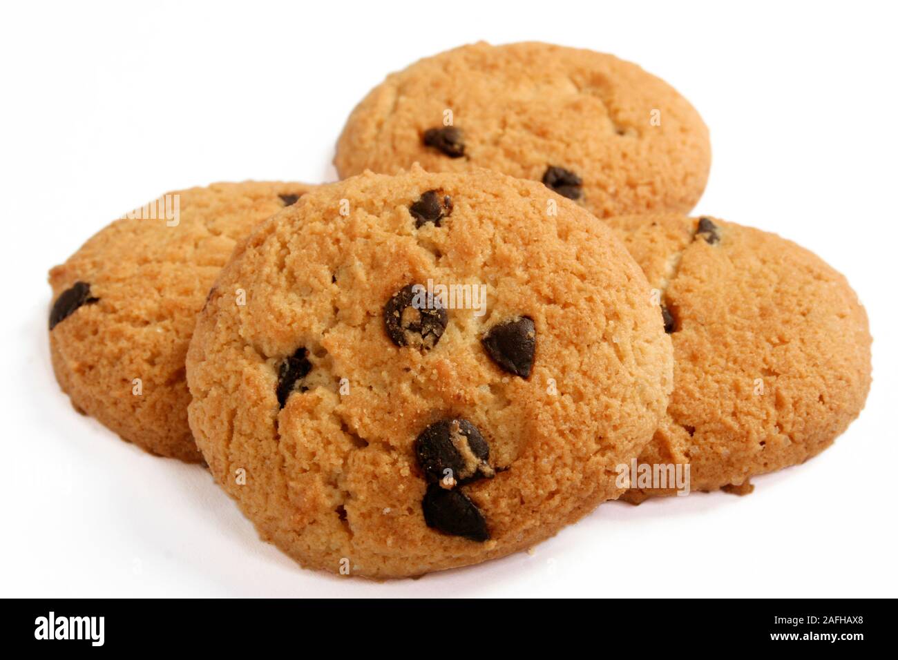 Six chocolate chip cookies hi-res stock photography and images - Alamy