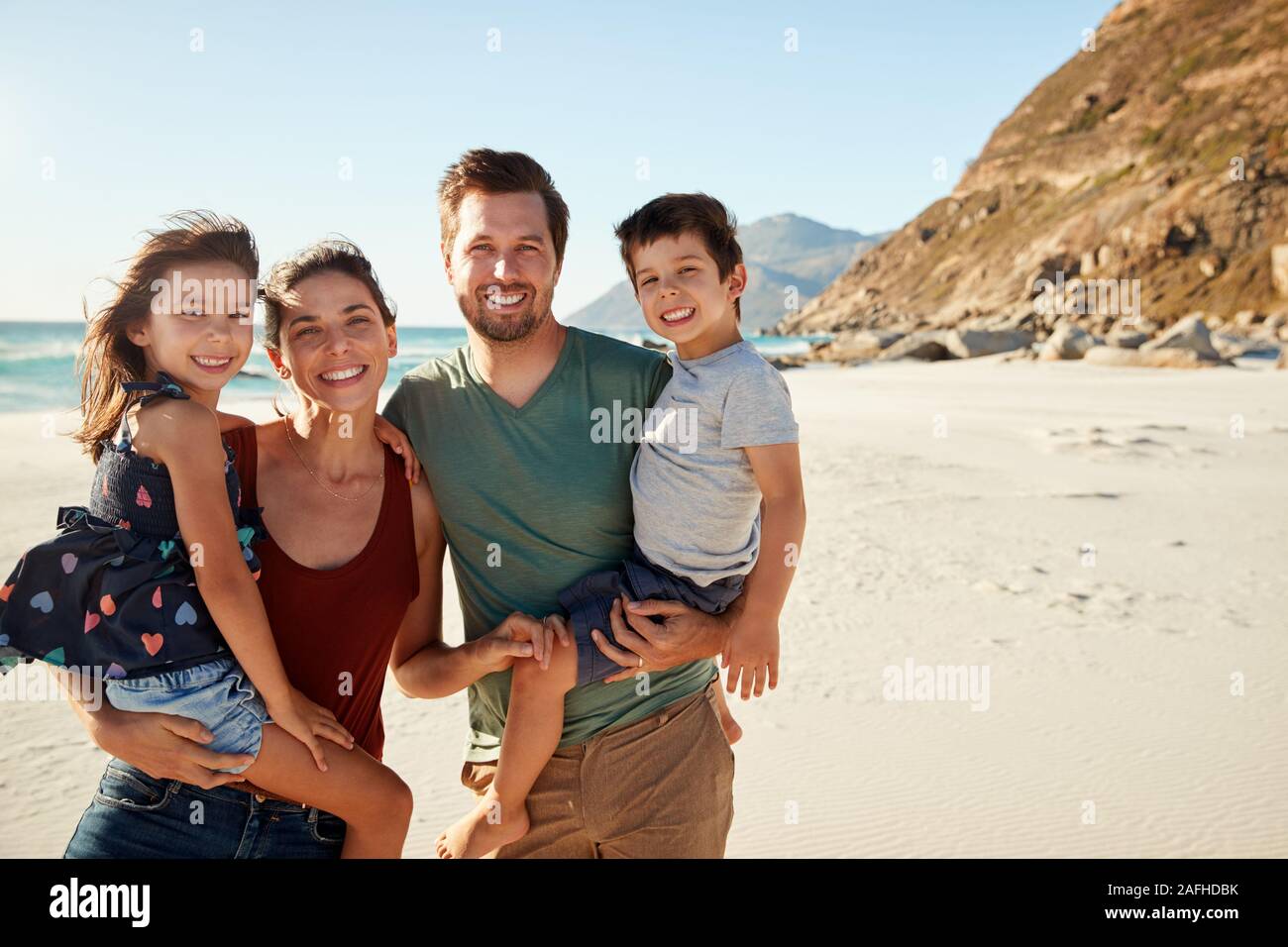 Happy children at the seaside hi-res stock photography and images - Alamy