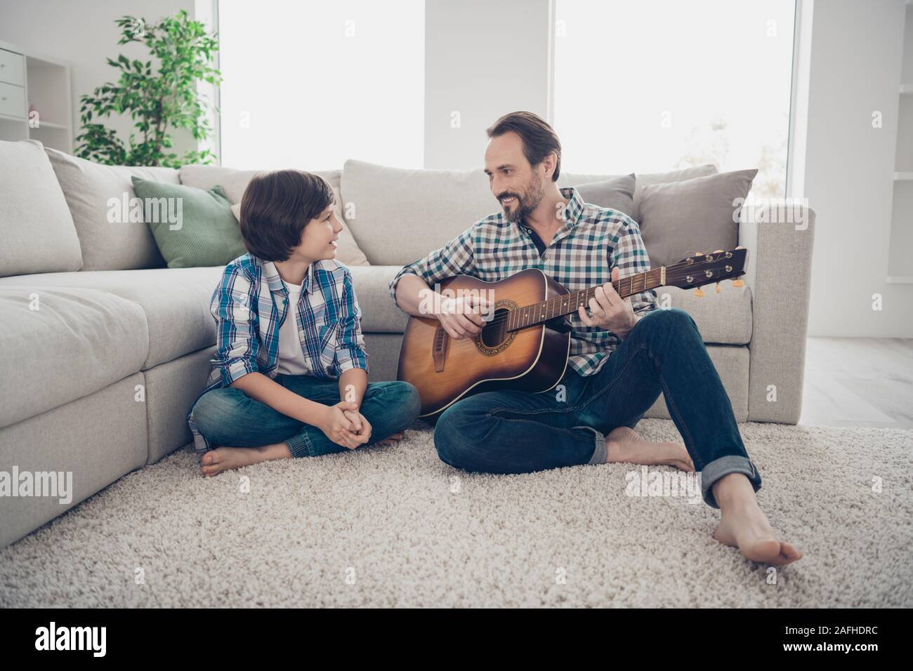 Spending time with closest person concept. Cheerful positive kind ...