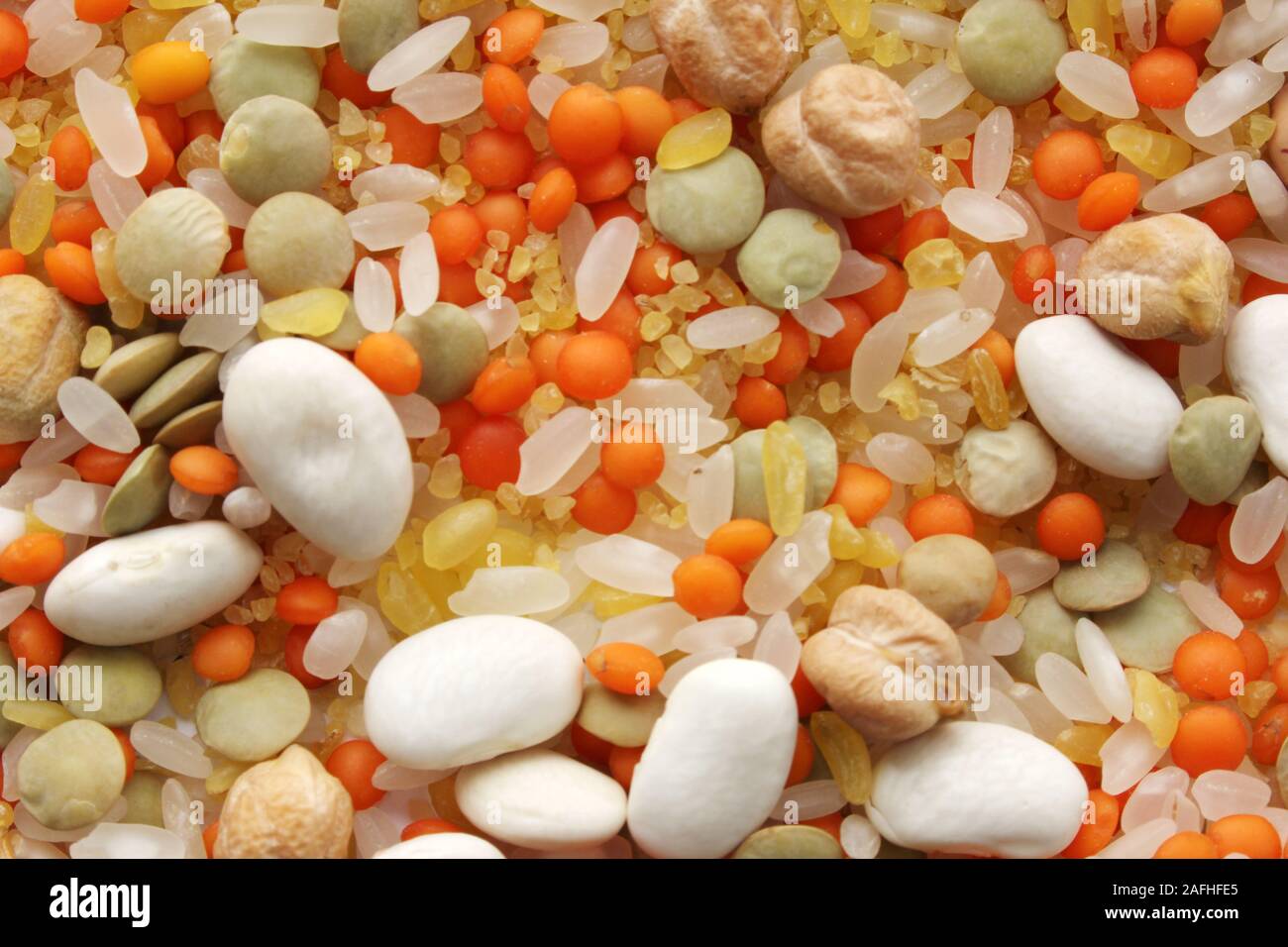 Dried mixed beans pulses hi-res stock photography and images - Alamy