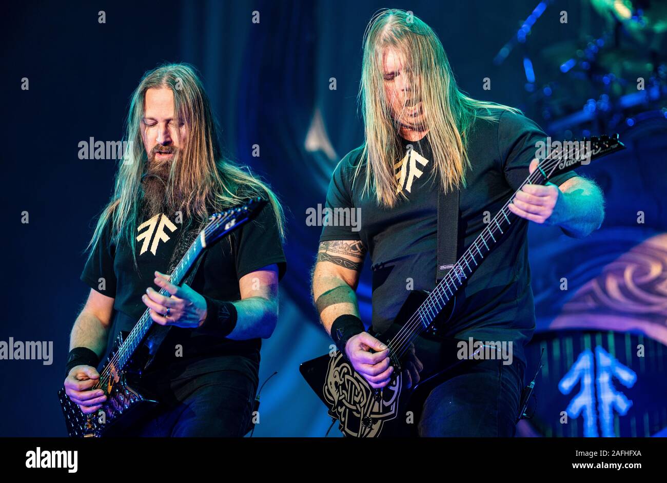 Death Metal Band Amon Performs High Resolution Stock Photography and ...