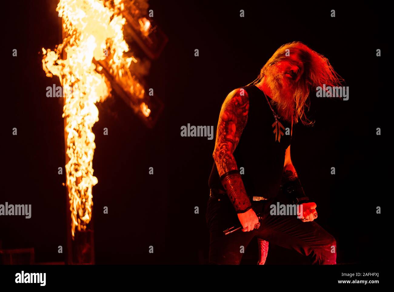 Malmoe, Sweden. 11th, December 2019. The Swedish melodic death metal ...