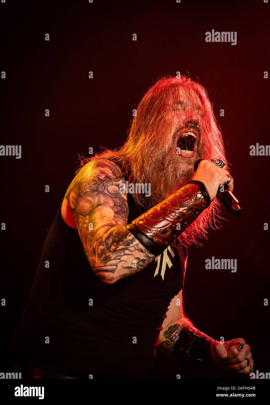 Death metal band amon performs hi-res stock photography and images - Alamy
