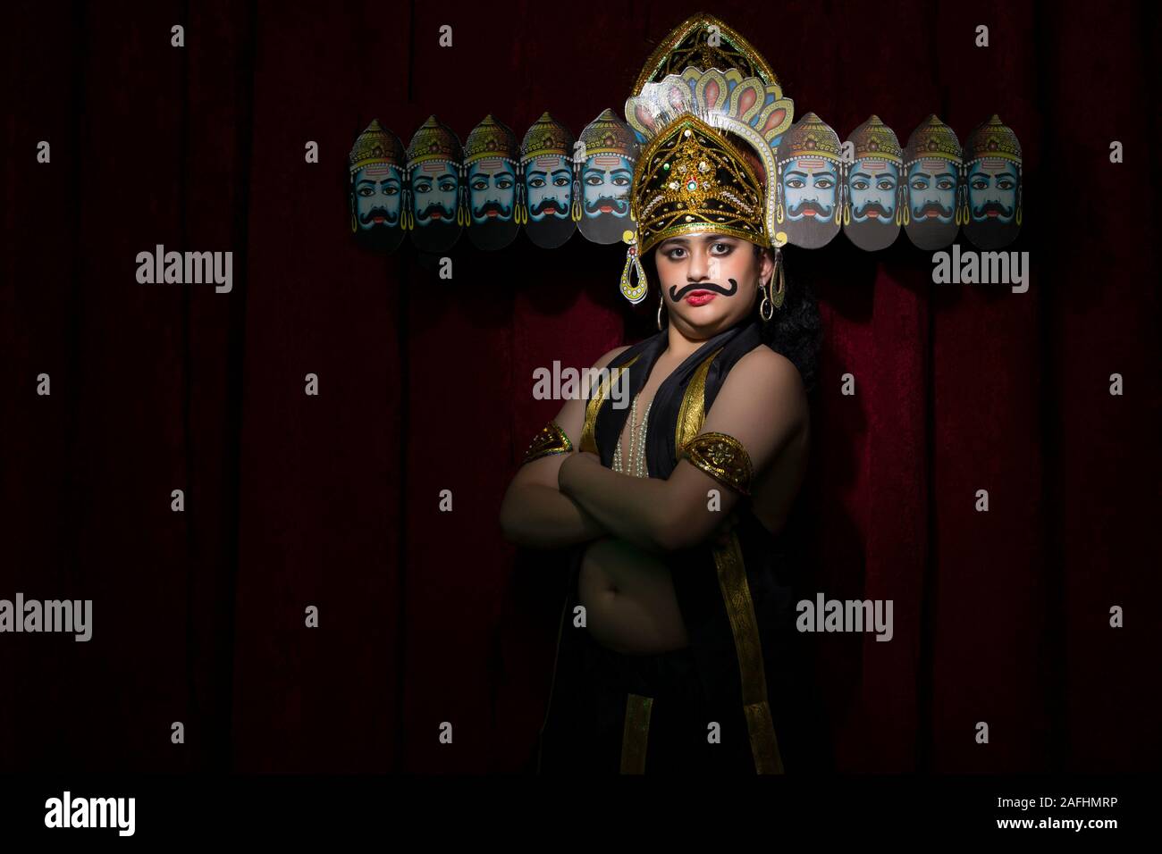 Ravan 10 heads hi-res stock photography and images - Alamy