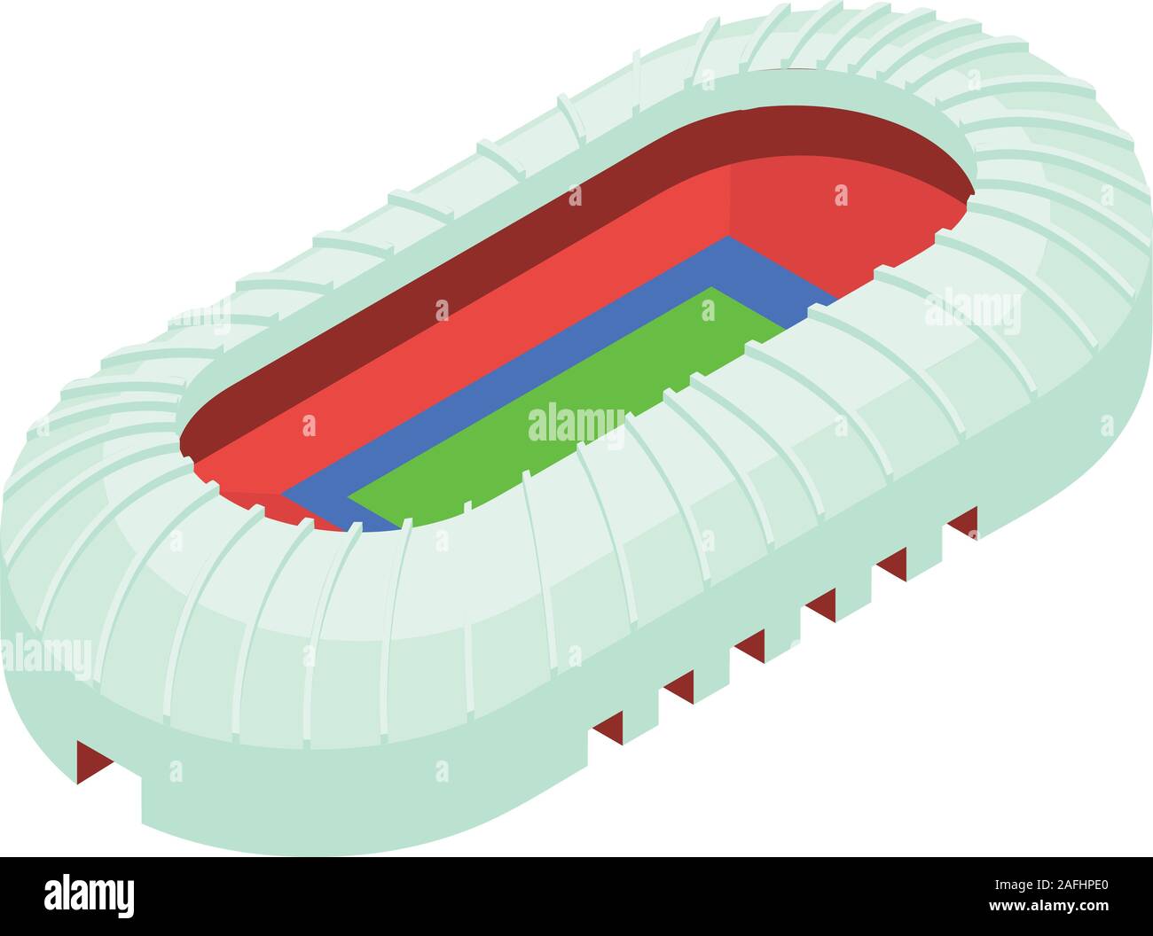 Sport stadium icon. Isometric of sport stadium vector icon for web ...