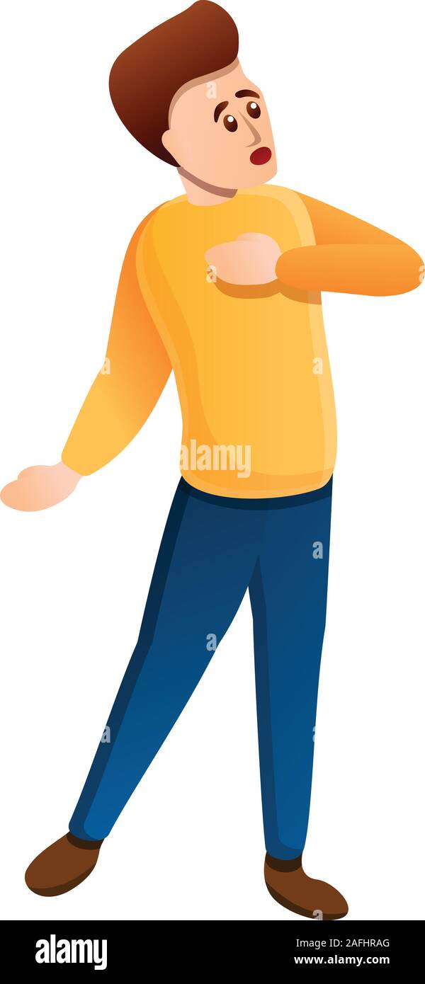 Boy singing icon. Cartoon of boy singing vector icon for web design ...