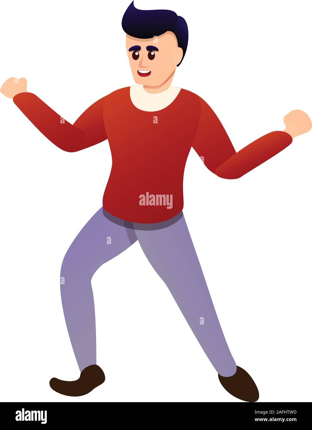 Party dancer icon. Cartoon of party dancer vector icon for web design ...