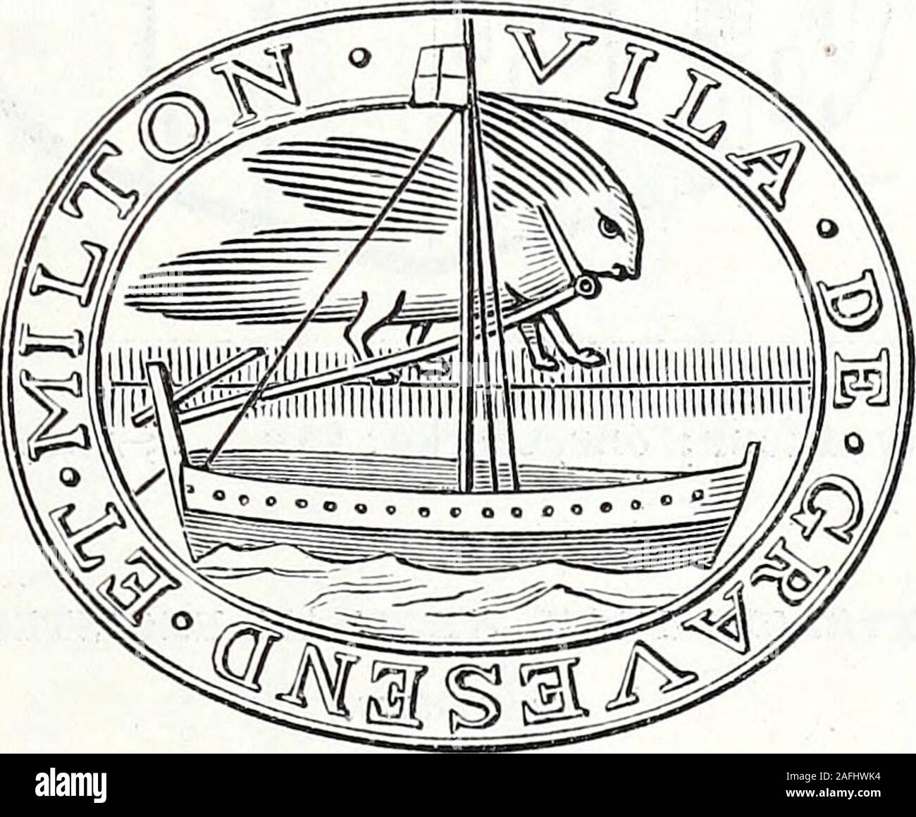 . Archaeologia cantiana. The Seale of the Portreve oe Gravesend and ...