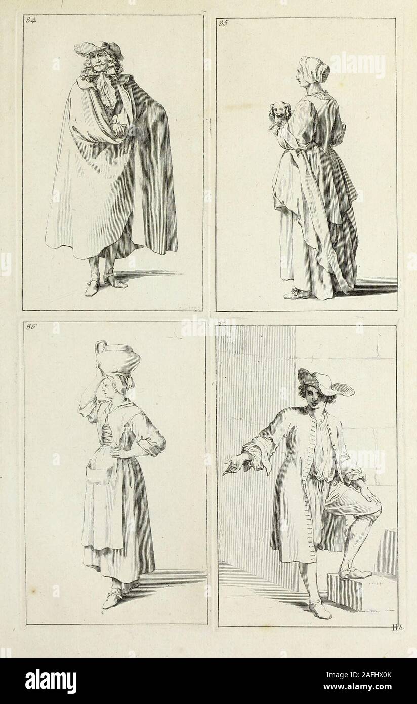 . Œuvres choisies de Sébastien Le Clerc, chevalier romain, dessinateur ...