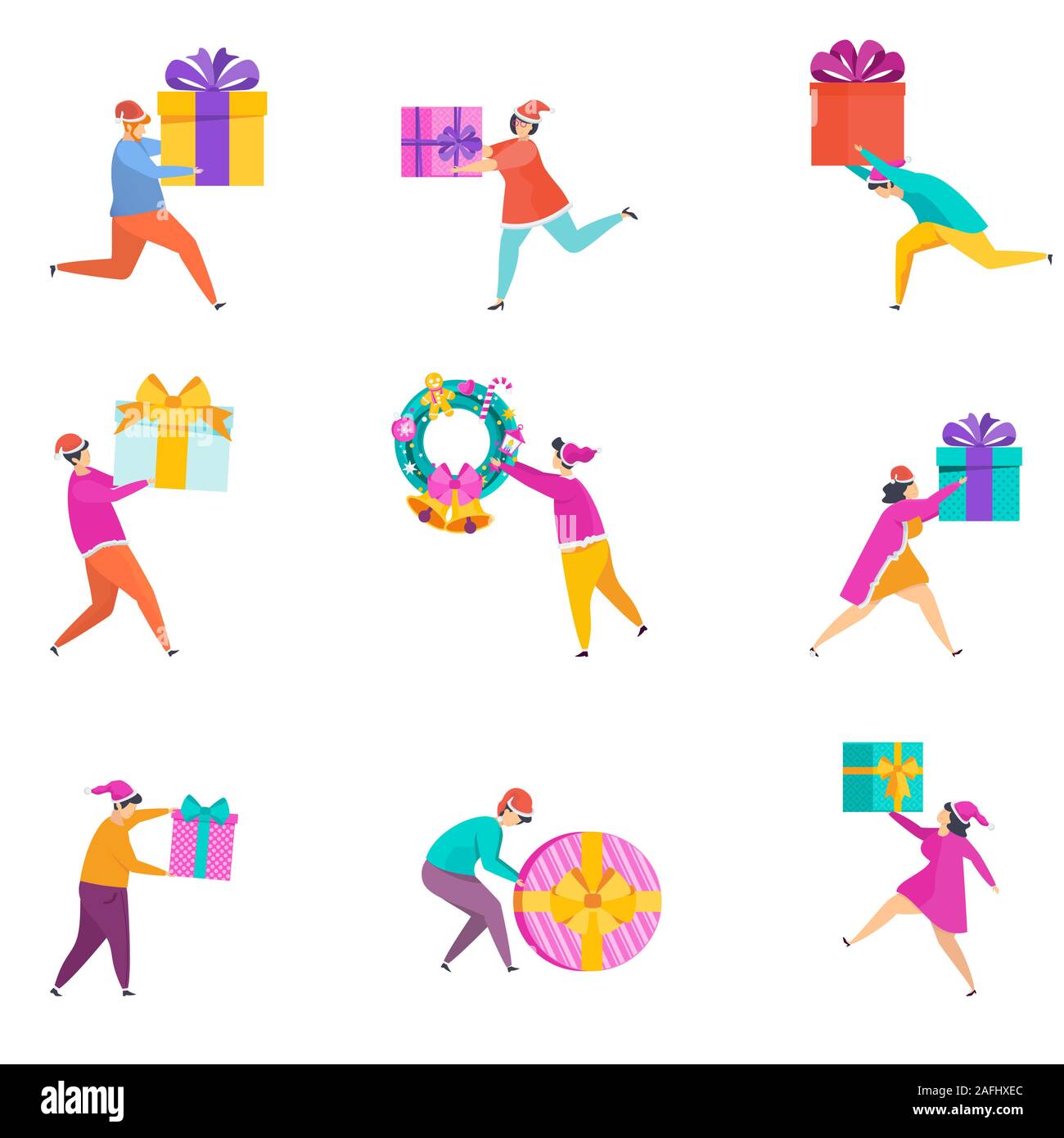 Birthday celebration in home Stock Vector Images - Alamy