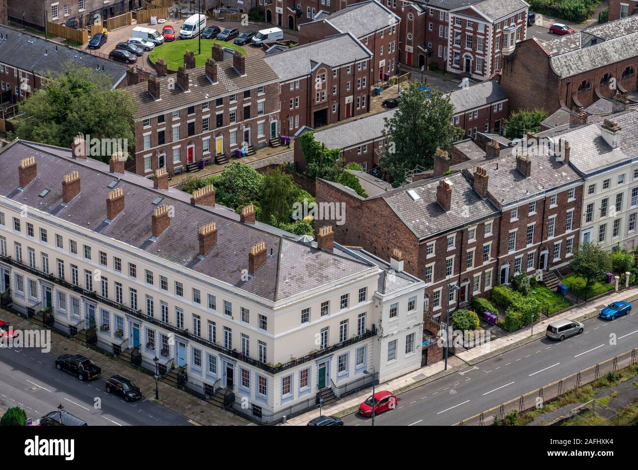 Aerial liverpool housing hi-res stock photography and images - Alamy