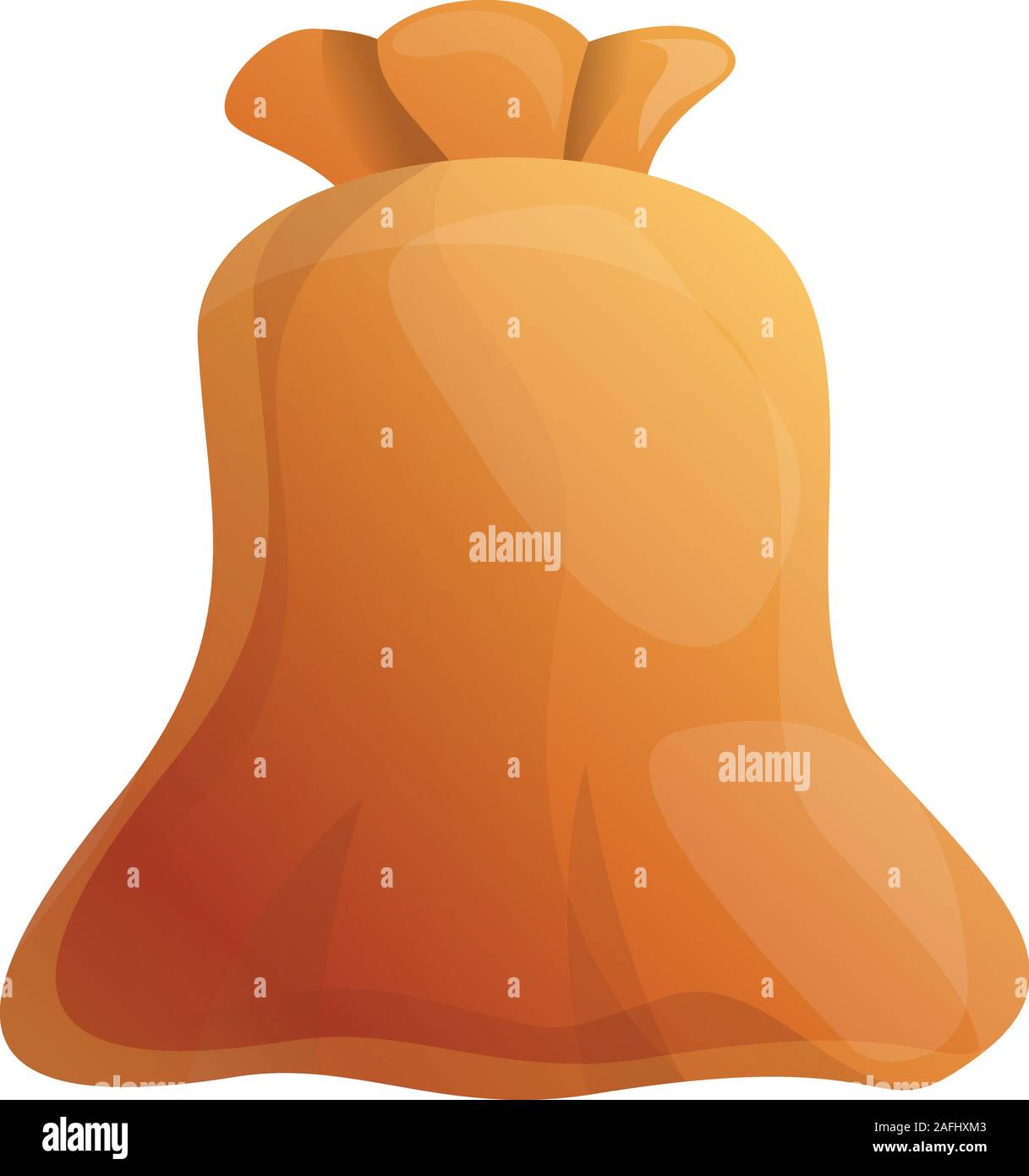 Textile sack icon. Cartoon of textile sack vector icon for web design ...