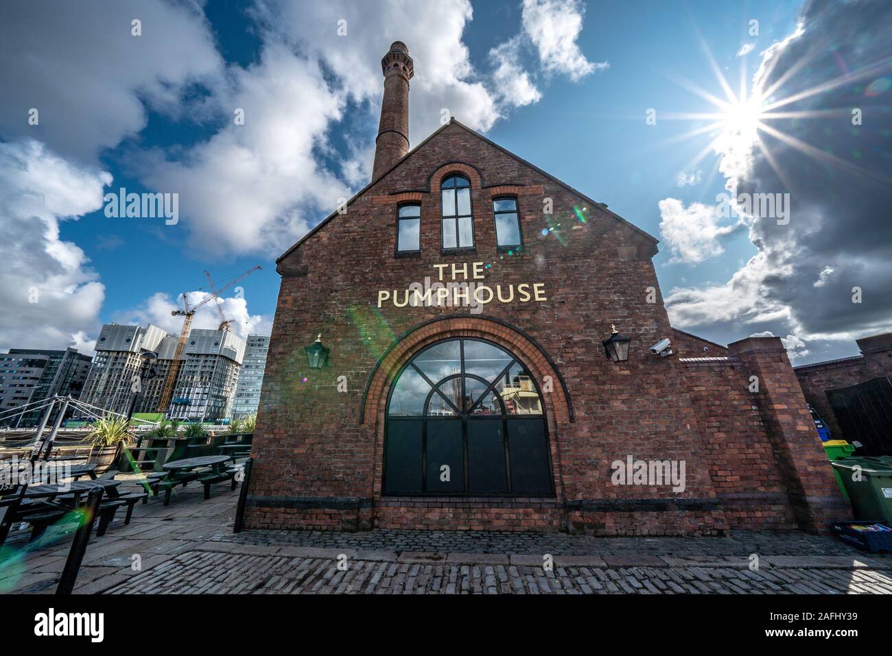 LIVERPOOL, UNITED KINGDOM - AUGUST 13: This is the Pump House, an ...