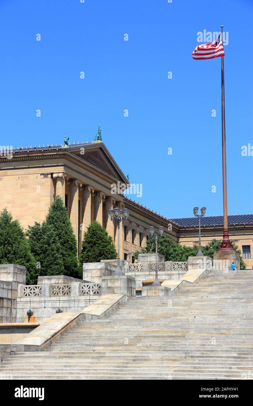 Rocky steps philadelphia museum hi-res stock photography and images - Alamy