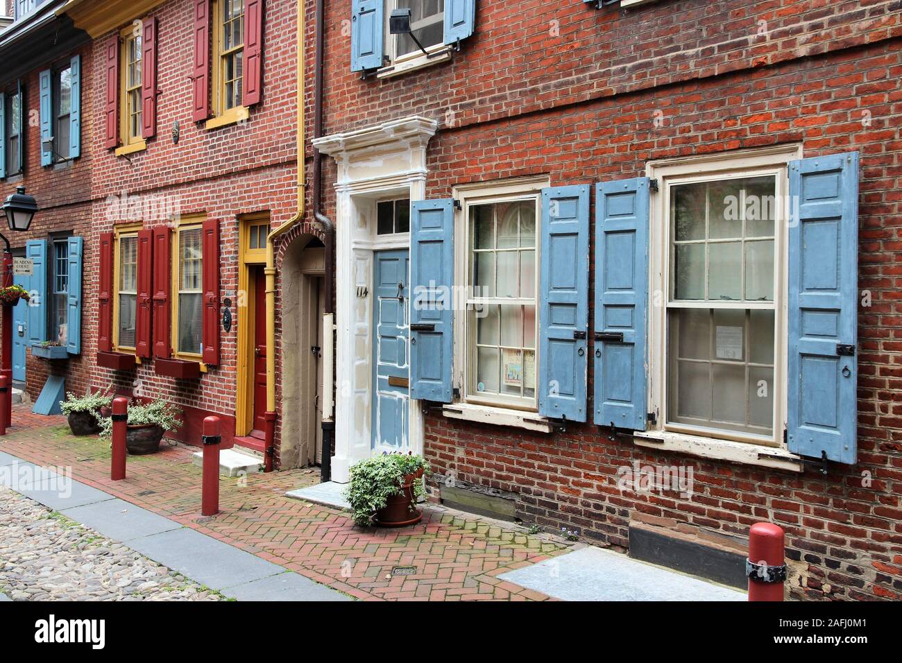 PHILADELPHIA, USA - JUNE 11, 2013: Architecture of landmark Elfreth's ...
