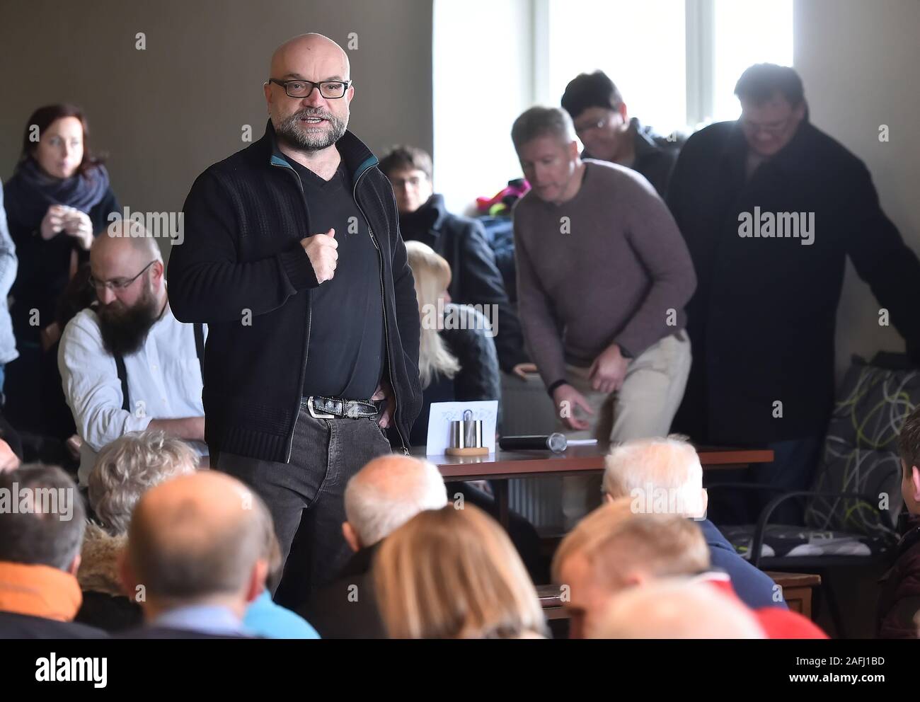 Cihost, Czech Republic. 15th Dec, 2019. A mass in the Cihost village ...