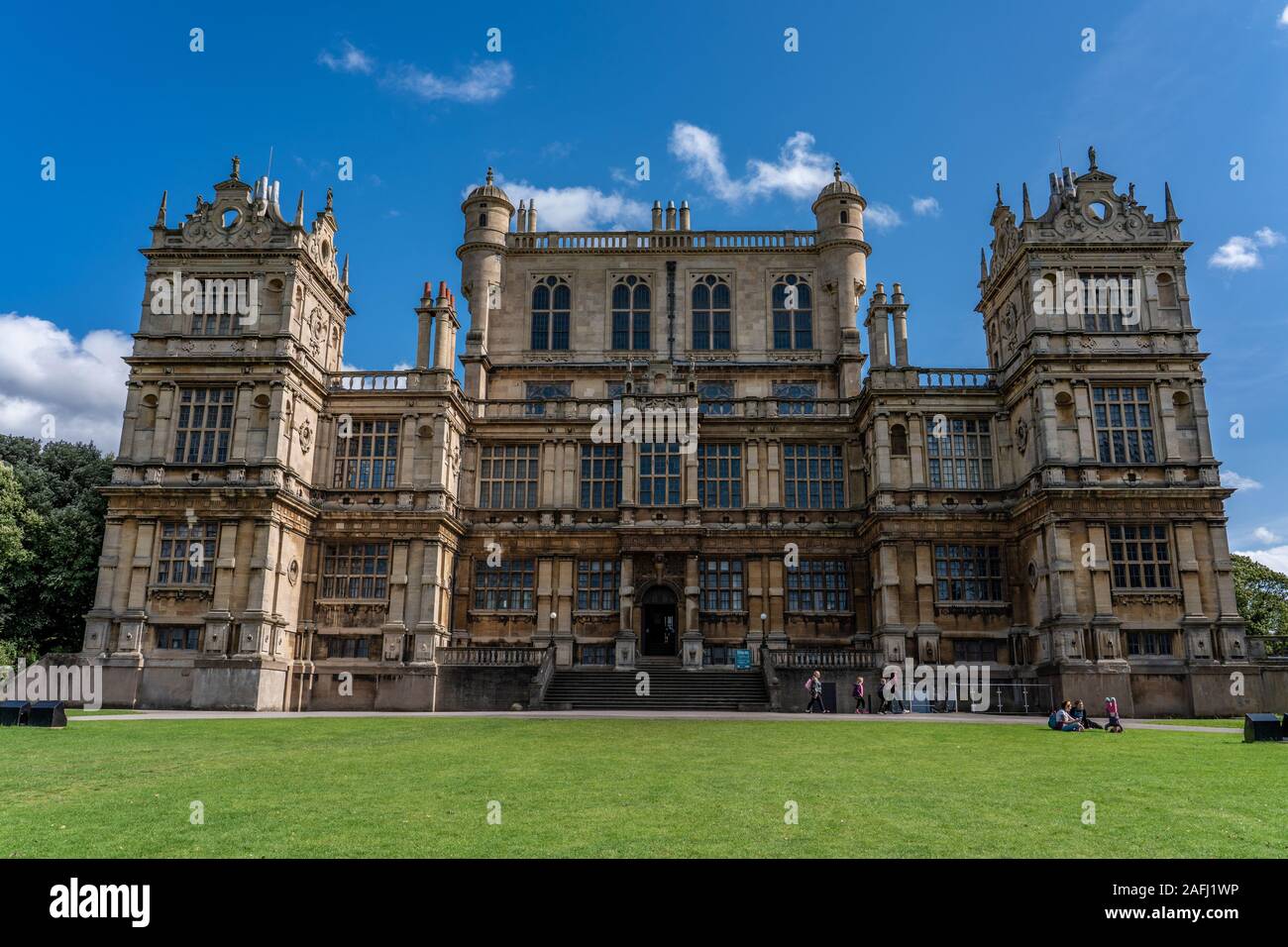 NOTTINGHAM, UNITED KINGDOM - AUGUST 15: This is the Wollaton Hall ...