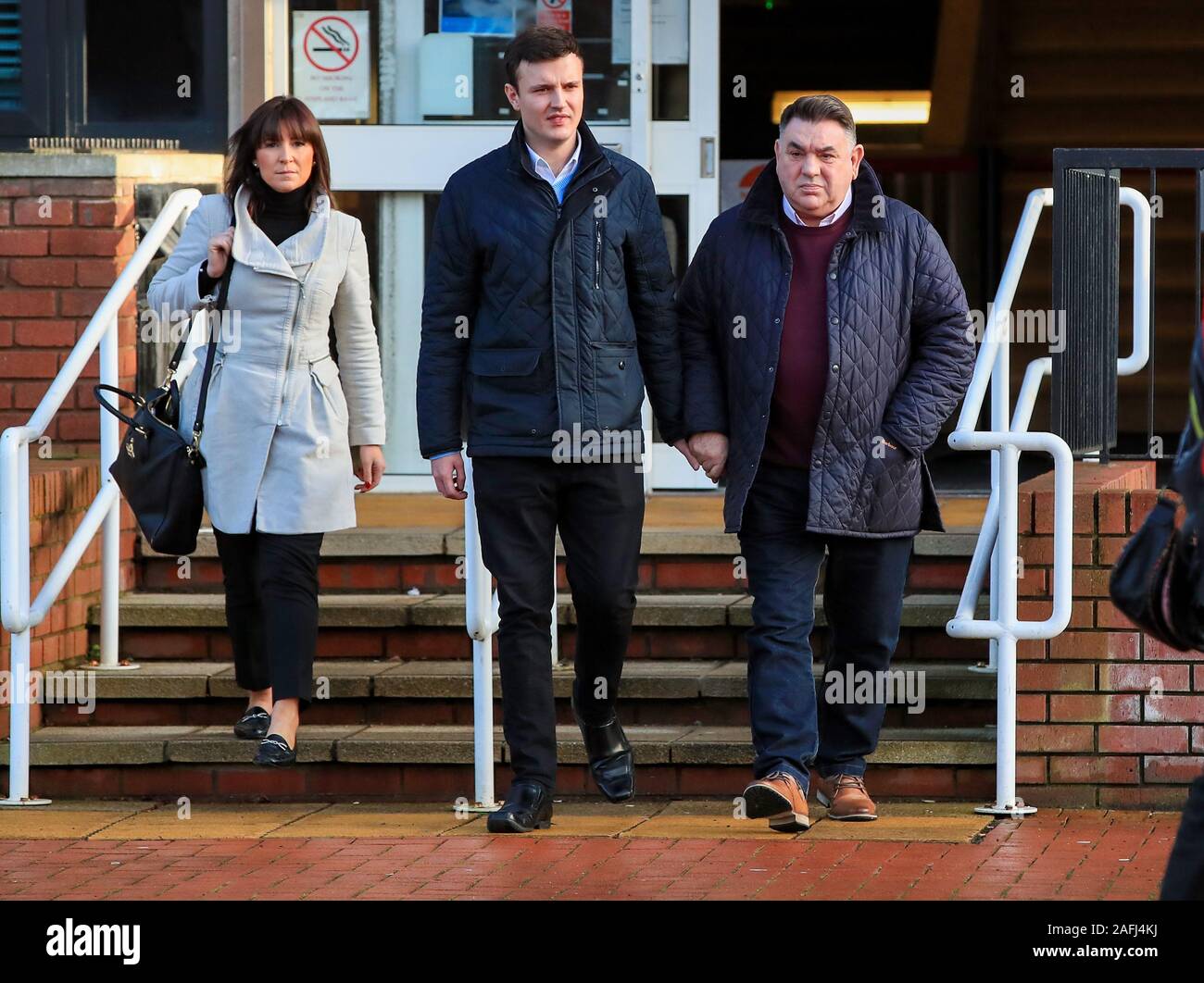 The family of Alex Rodda leave South Cheshire Magistrates' Court, Crewe ...
