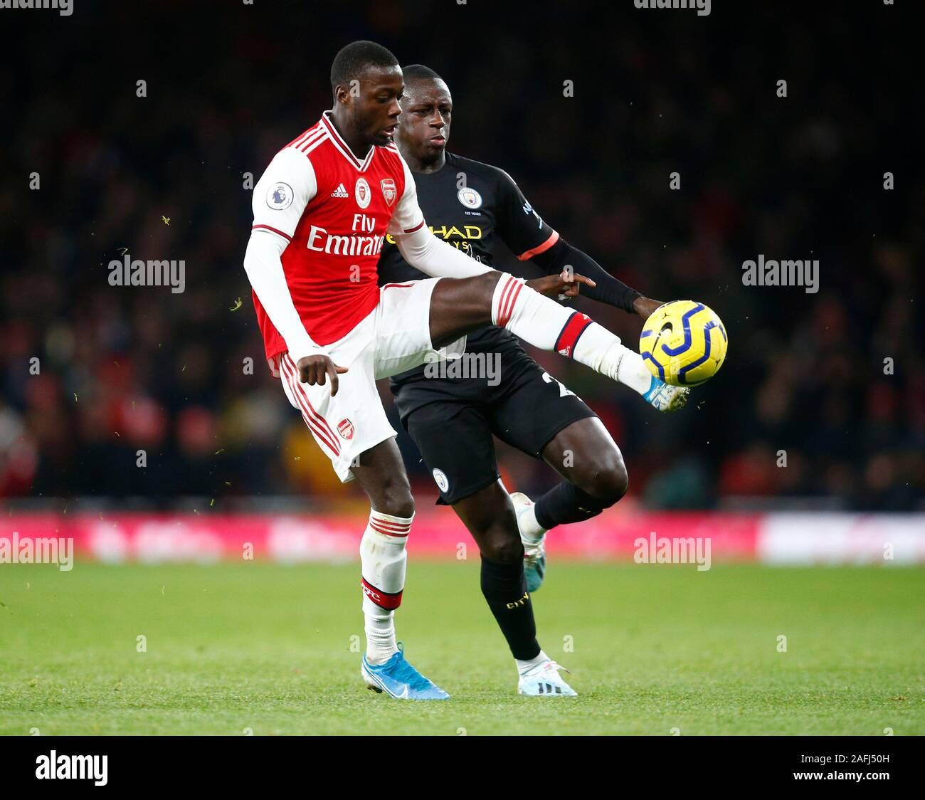 LONDON, United Kingdom, DECEMBER 15.Nicolas Pepe of Arsenal during ...