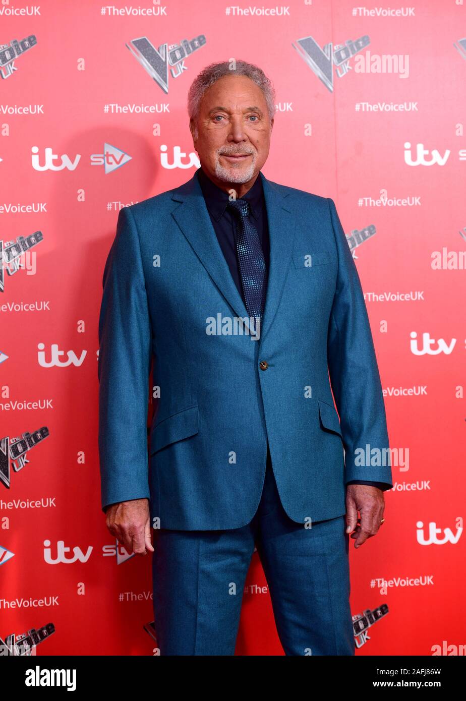 Tom Jones attending the Voice UK Series 9 launch held at The Soho Hotel ...
