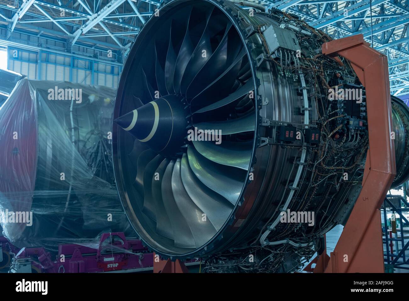 Gas turbine engine is power plant of an aircraft industry.Also used in ...