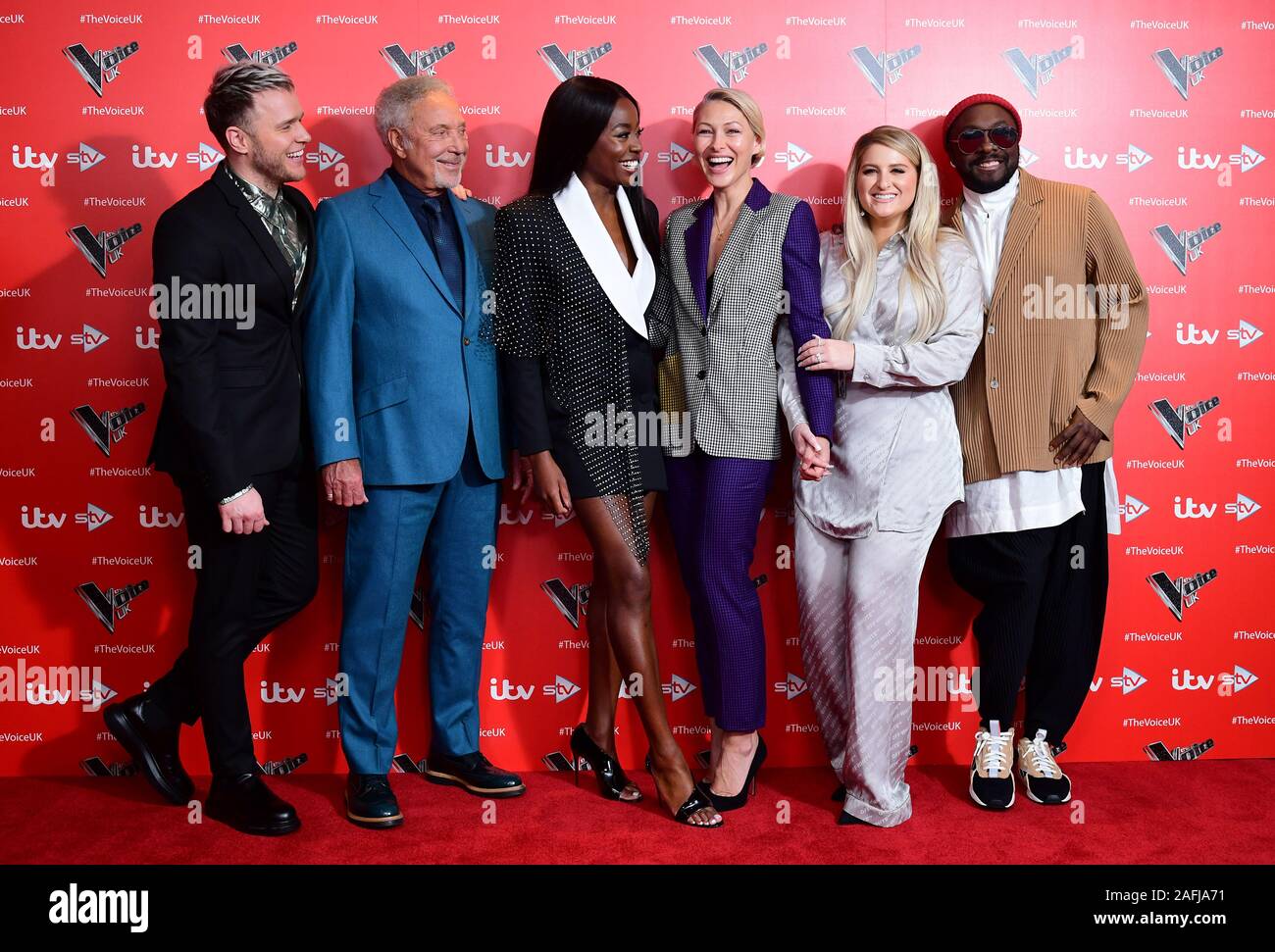 Olly Murs, Tom Jones, AJ Odudu, Emma Willis, Meghan Trainor and will.i ...