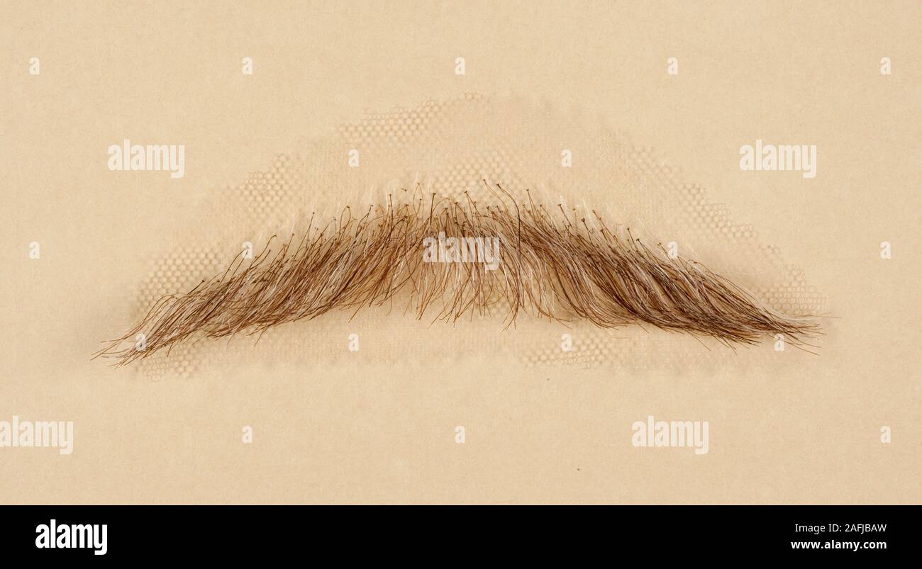 Artificial Mustache for Film and Theater Production Stock Photo - Alamy
