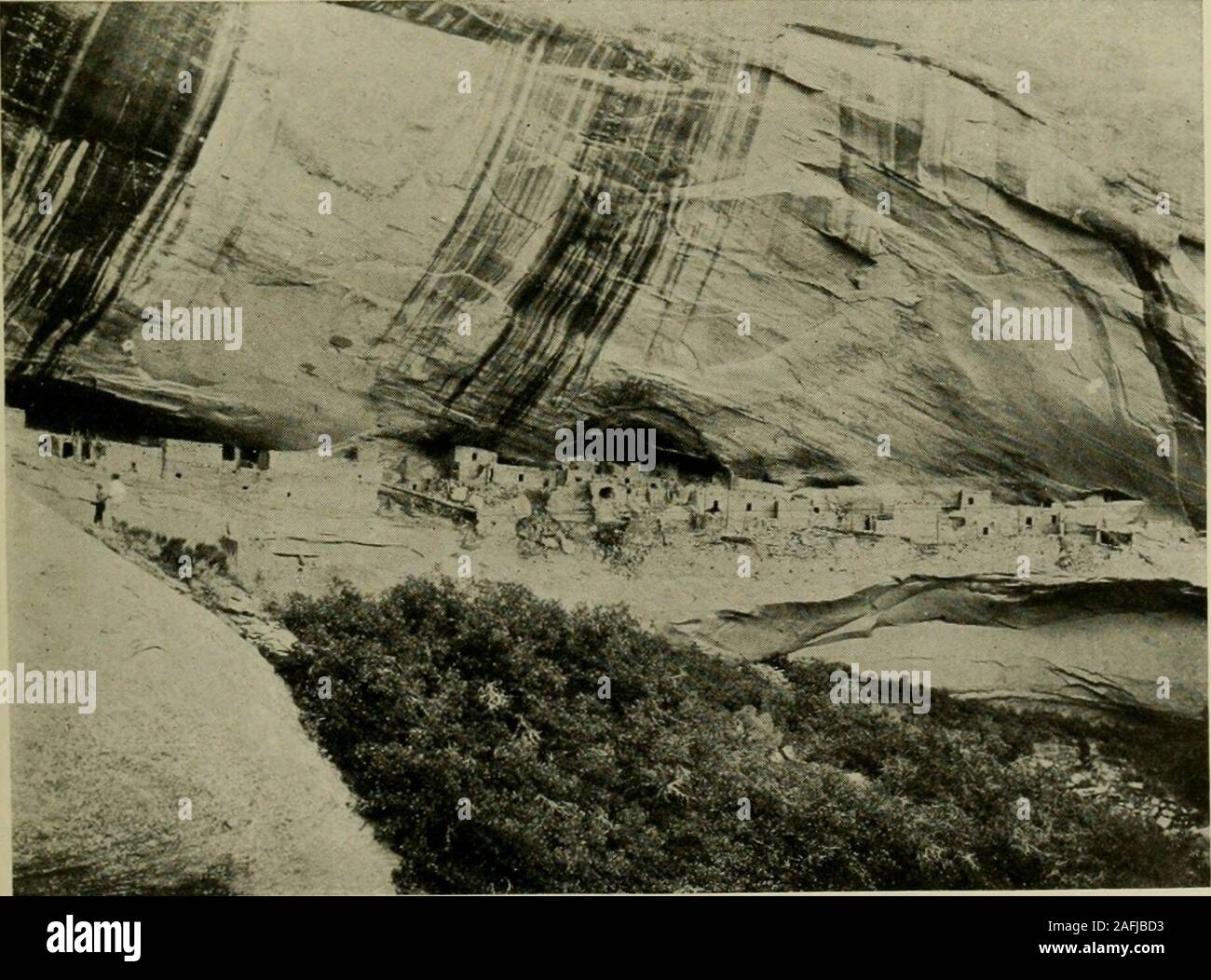 . Smithsonian miscellaneous collections. Fig. i.—Wingate sandstone near ...