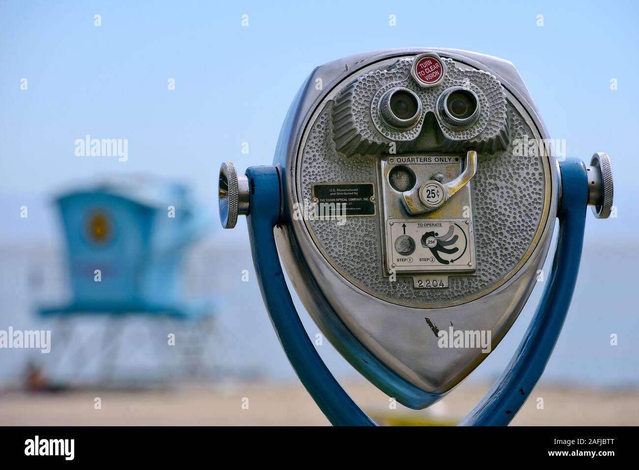 Beach telescope promenade telescope hi-res stock photography and images ...
