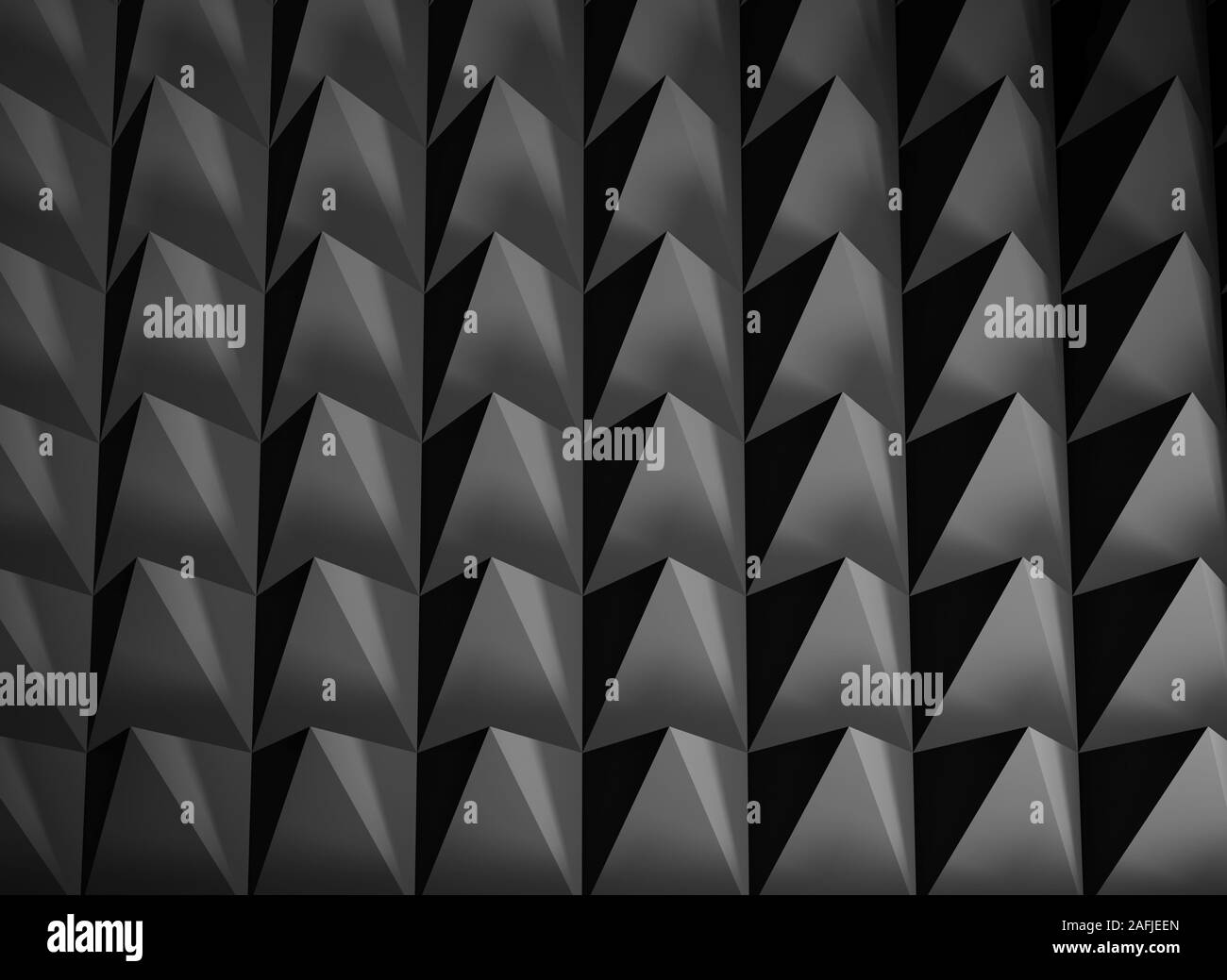 Abstract Dark Gray Regular Digital Structure Background With Sharp