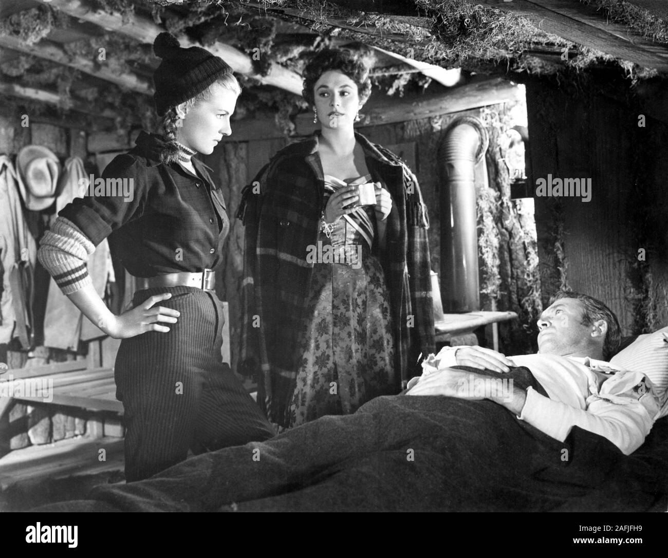 The far country james stewart Black and White Stock Photos & Images - Alamy