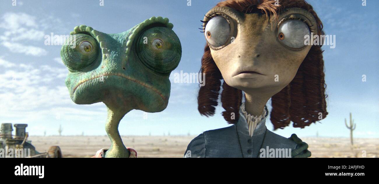 Rango Year : 2011 USA Director : Gore Verbinski Animation Stock Photo ...