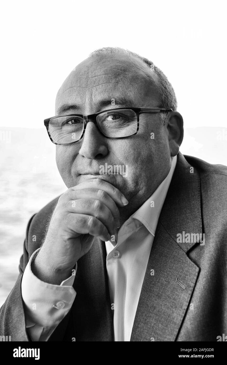 Emmanuel Lechypre, French journalist specialized in economy. Paris, May ...