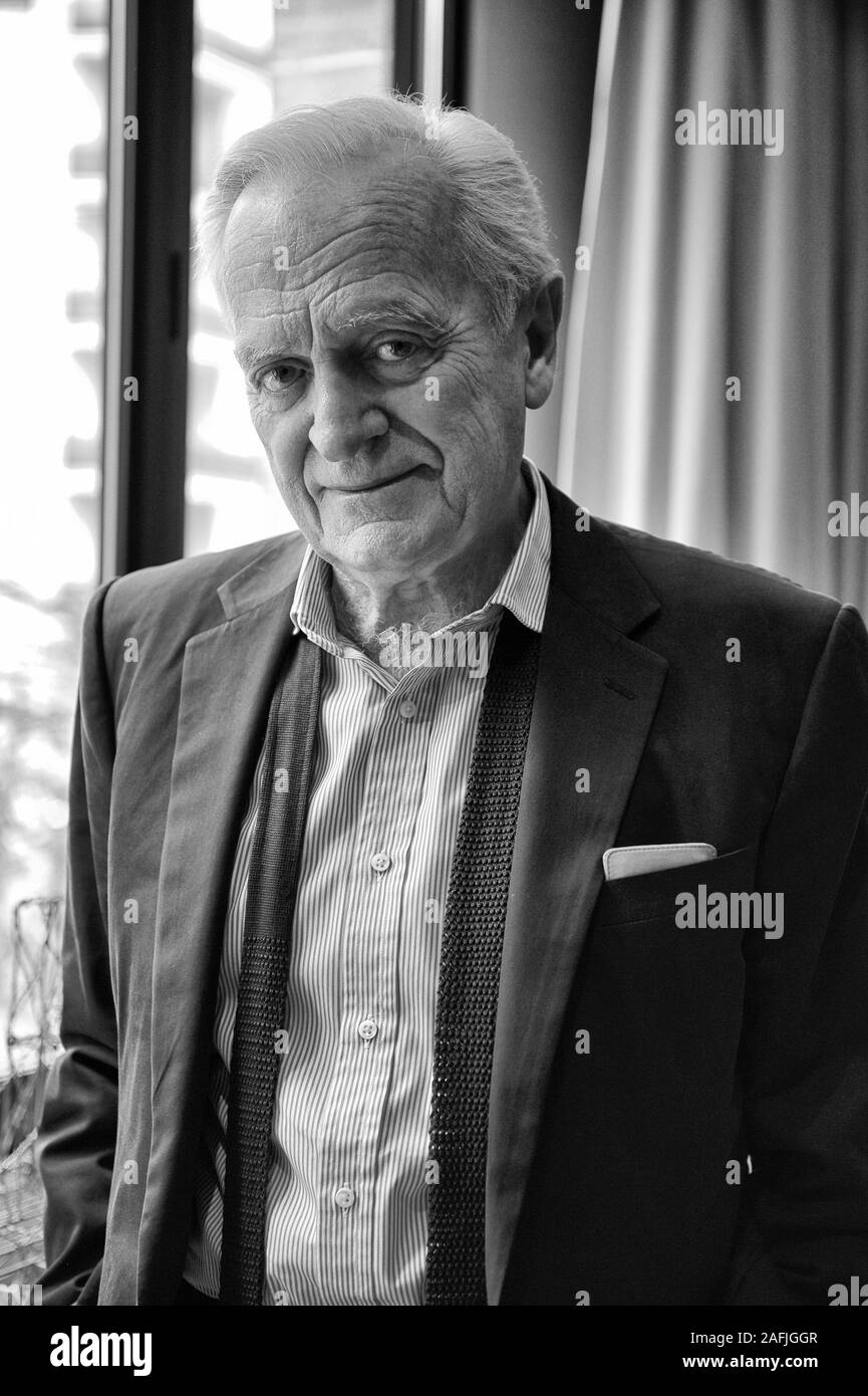Philippe Labro,French journalist and author. Paris, March 2016 Stock ...