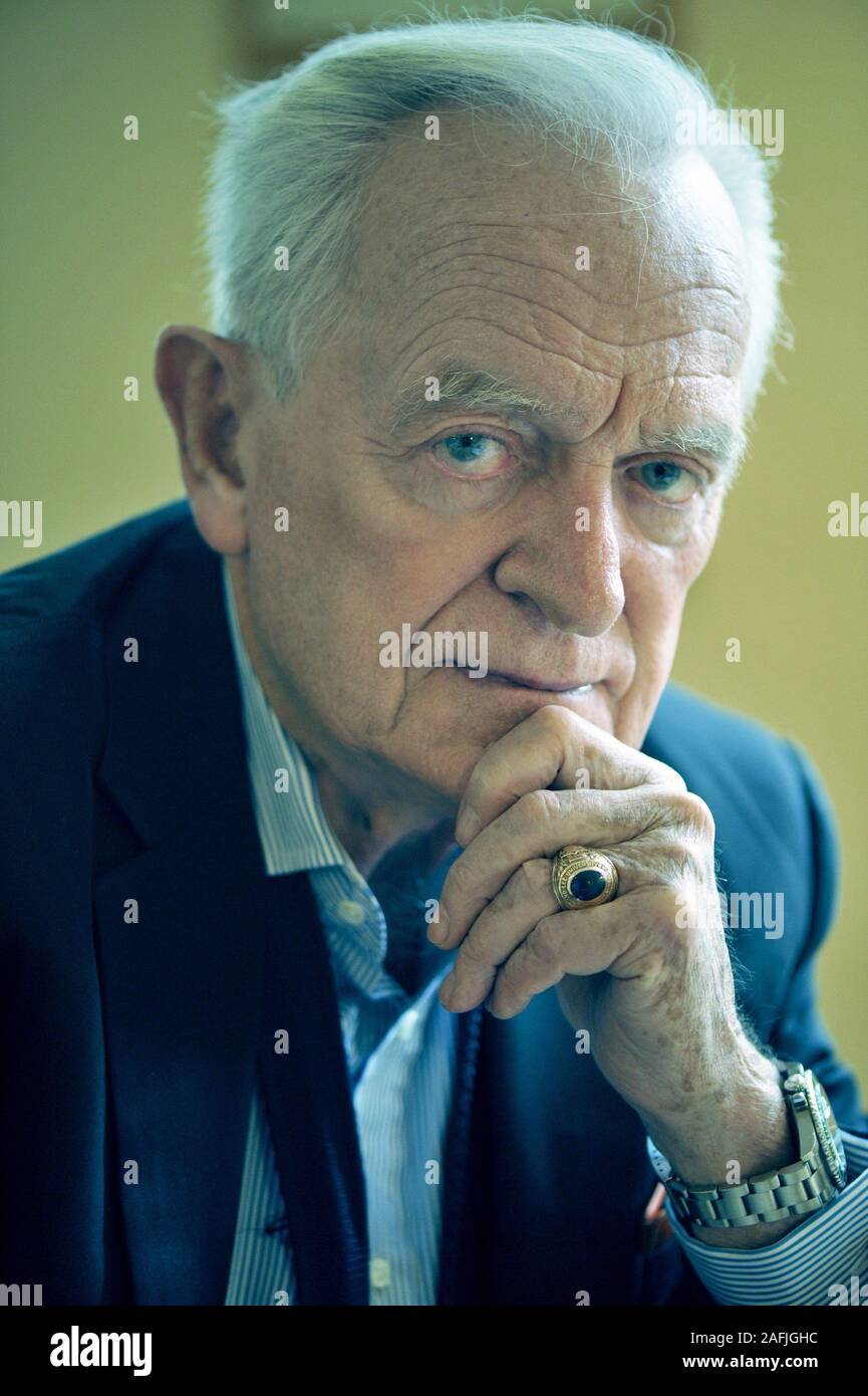 Philippe Labro,French journalist and author. Paris, March 2016 Stock ...