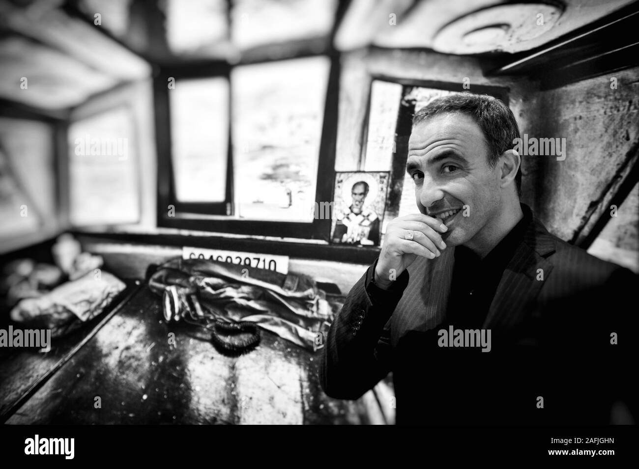 Nikos Aliagas, French-Greek journalist, entertainer and photographer ...